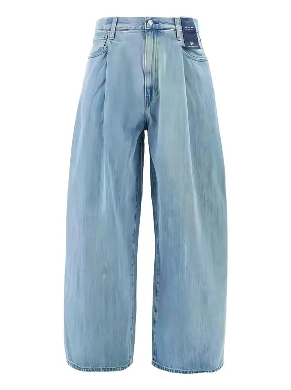 LEVI'S Tab Pleated Wide-leg Jeans - Blue