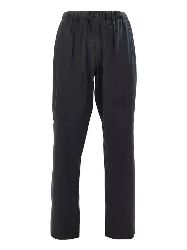 FORET Elasticated-waistband Trousers - Black