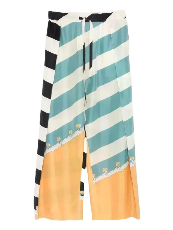 Loewe Striped Palazzo Pants - Neutrals