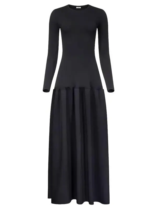 FFORME Catrin Gathered Maxi Dress - Black
