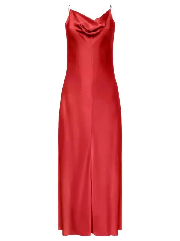 FFORME Emi Cowl-neck Maxi Dress - Red