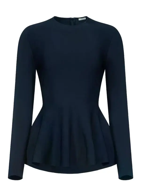 FFORME Isla Peplum Blouse - Black