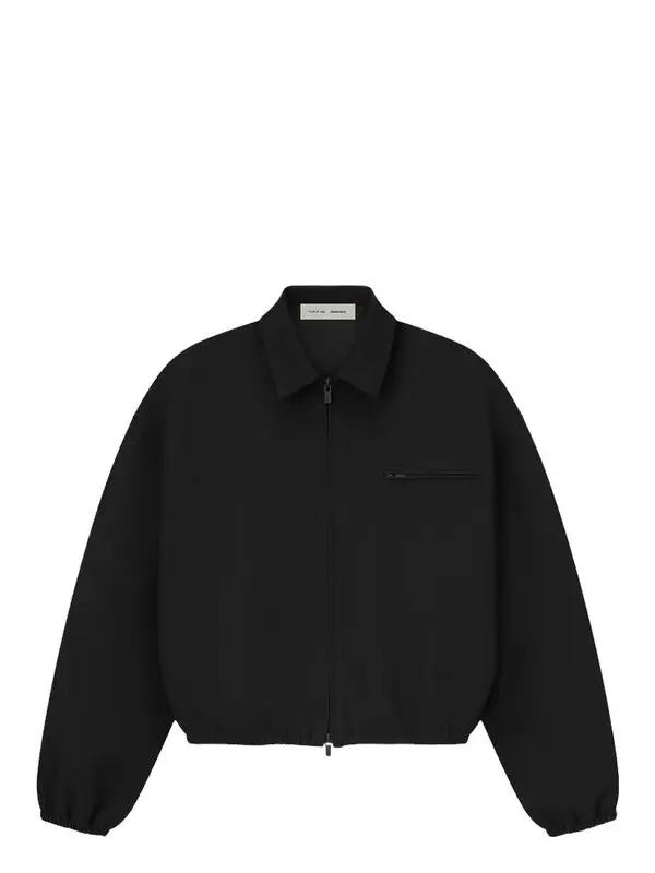 Fear Of God Bonded Canvas Zip-up Jacket - Black