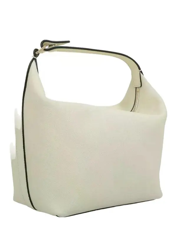 VALEXTRA Mochi Mini Grained Leather Shoulder Bag - Neutrals