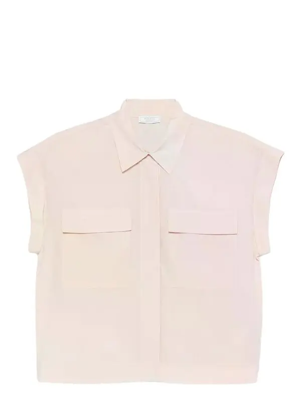 Peserico Cap-sleeve Shirt - Pink