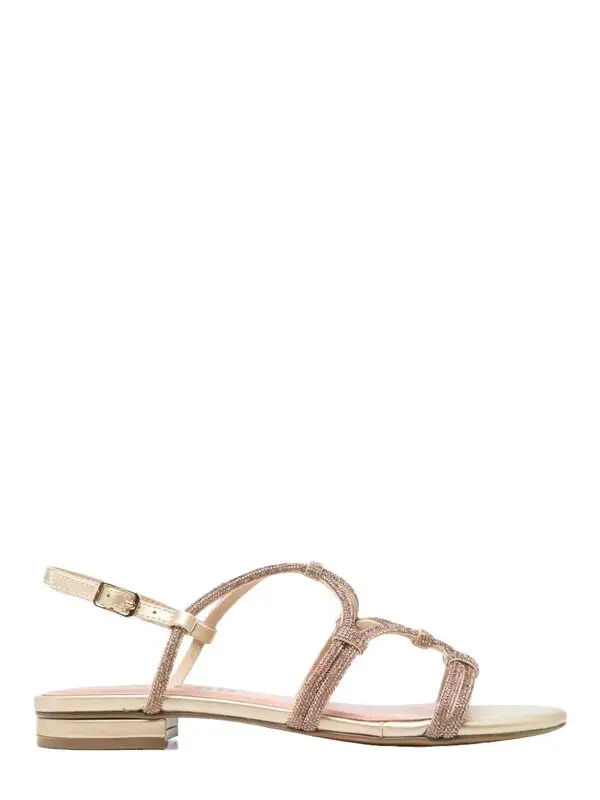 BIBI LOU Crystal-embellished Sandals - Neutrals