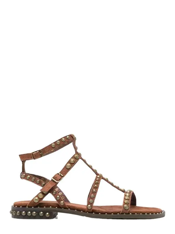 Ash Precious Leather Sandals - Brown