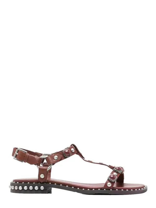 Ash Podium Stud-embellished Sandals - Red