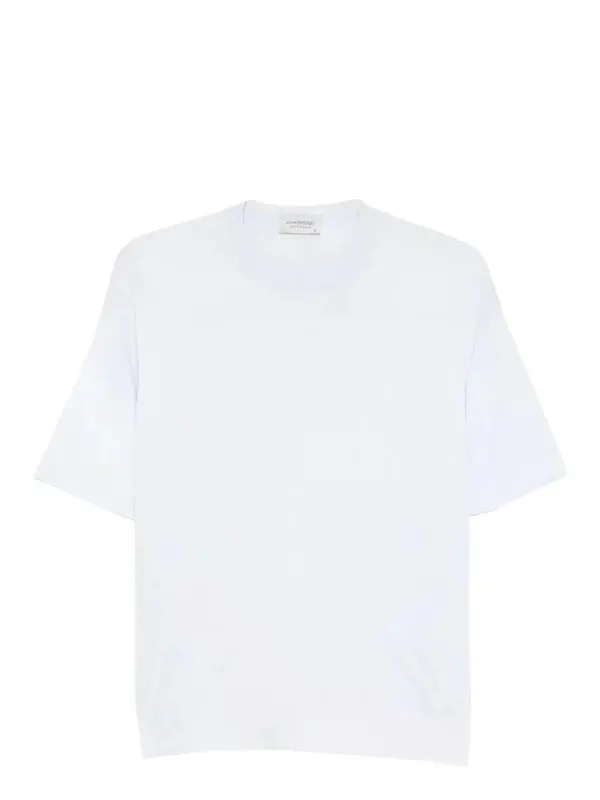 John Smedley Danby Fine-knit T-shirt - Blue