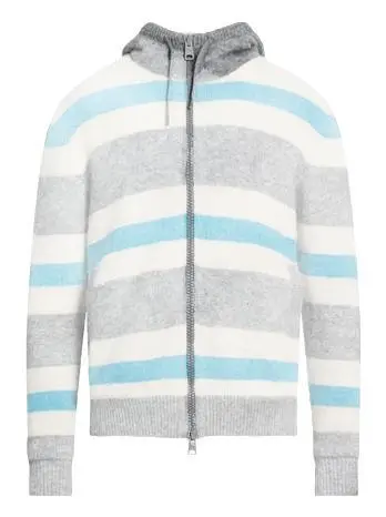 Herno Striped Knit Cardigan - Grey