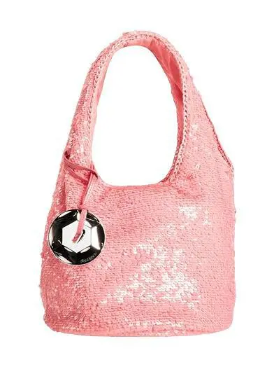 JW Anderson Hobo Bag With Sequins - Pink