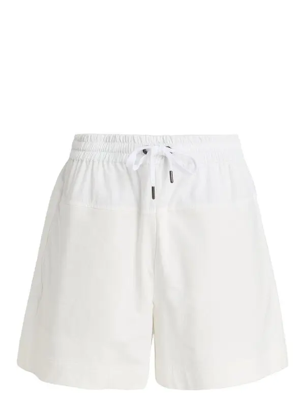 Brunello Cucinelli Shell-paneled French Terry Shorts - White