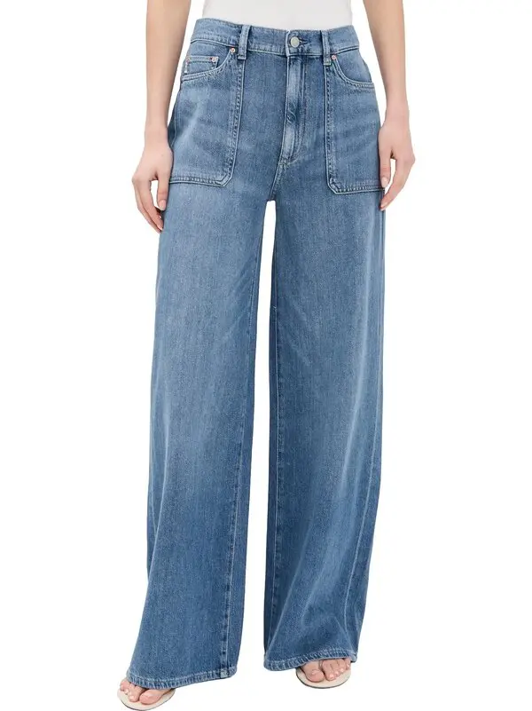 DL1961 Hepburn Wide-leg Jeans - Meadow Lake