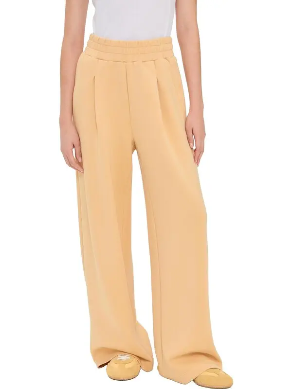 Varley Wide Leg Pleated Pants - Sahara Sun