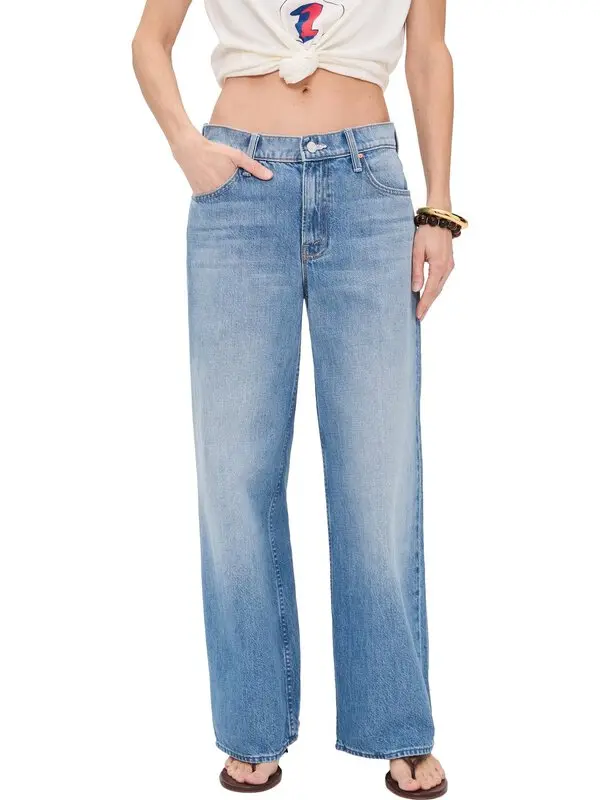 MOTHER Petite Lil Rerun Zip Sneak Jeans - Last Bite