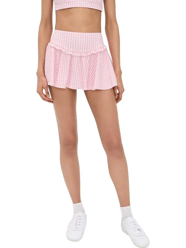 LoveShackFancy Vanina Skort - Tickled Pink