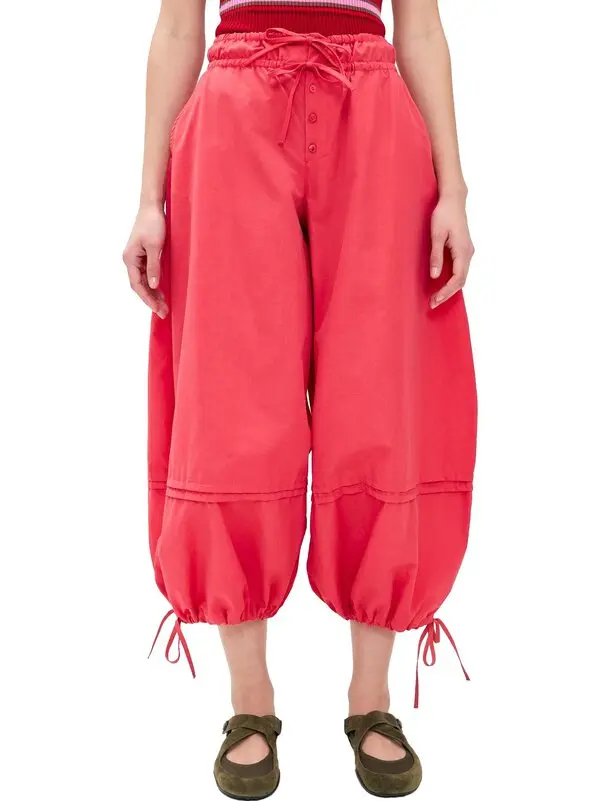 DAMSON MADDER Frida Balloon Pants - Red