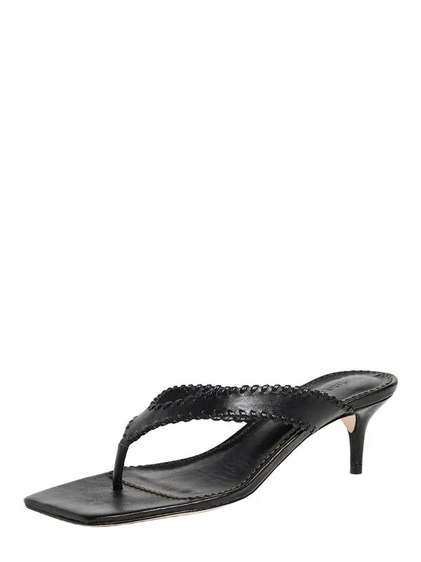 Cinq À Sept Frankie Kitten Heel Sandals - Black