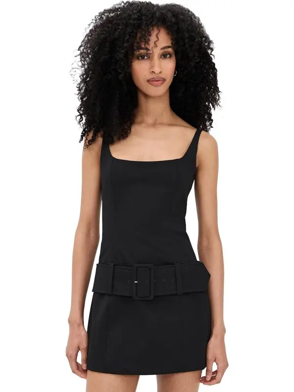 Sandy Liang Hami Mini Dress - Black