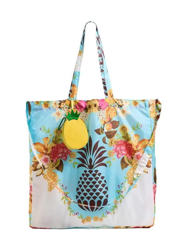 Farm Rio Packable Pineapple Fruit Shopper - Multi