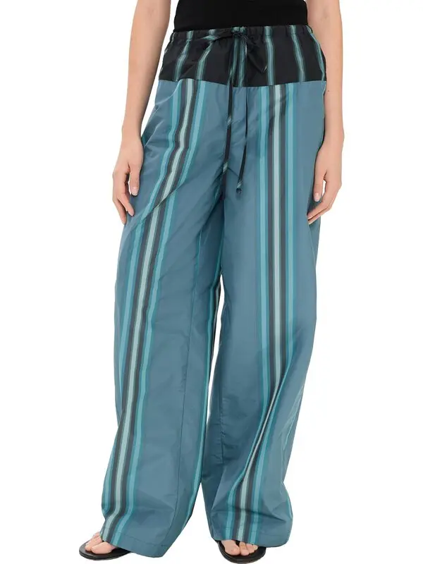 Staud Mateo Pants - Marina Stripe Multi