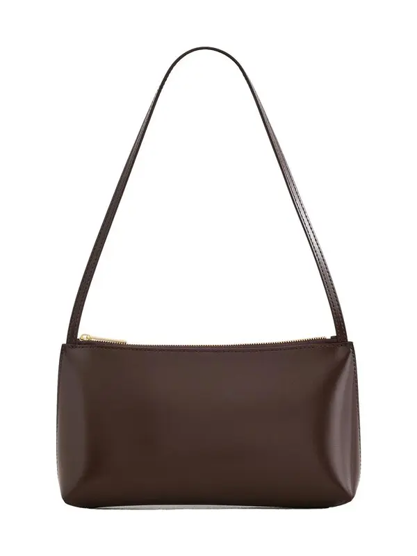 MANSUR GAVRIEL Gaia Shoulder Bag - Chocolate/warm Grey