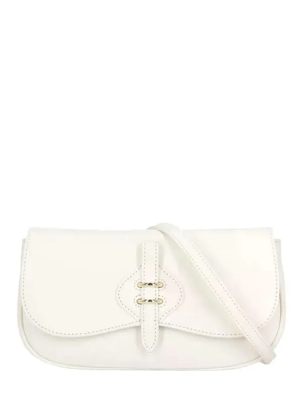 COCCINELLE Grained Leather Shoulder Bag - Neutrals