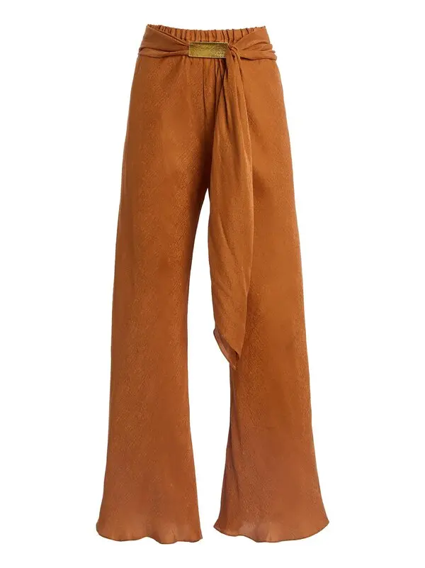 VIX PAULA HERMANNY X Rhw Exclusive Rosie Crepe Pants - Orange