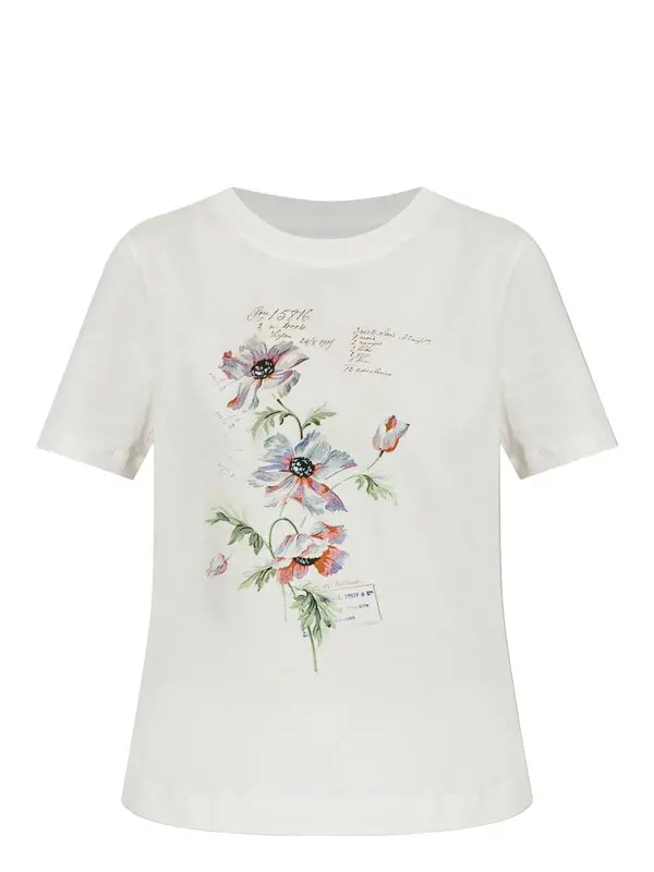Paul Smith T-shirt With Print - Cream