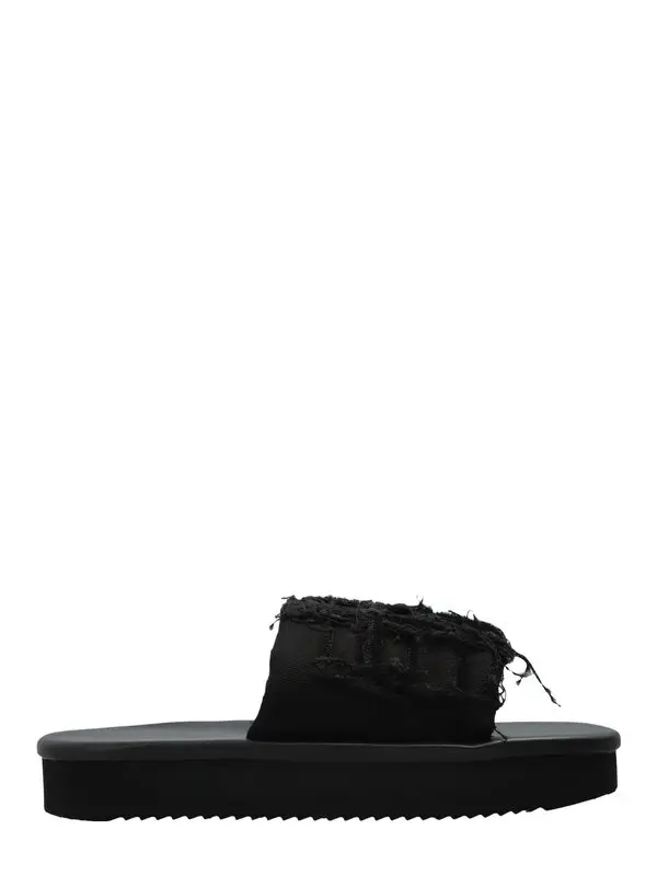 Rick Owens Platform Slides - Black