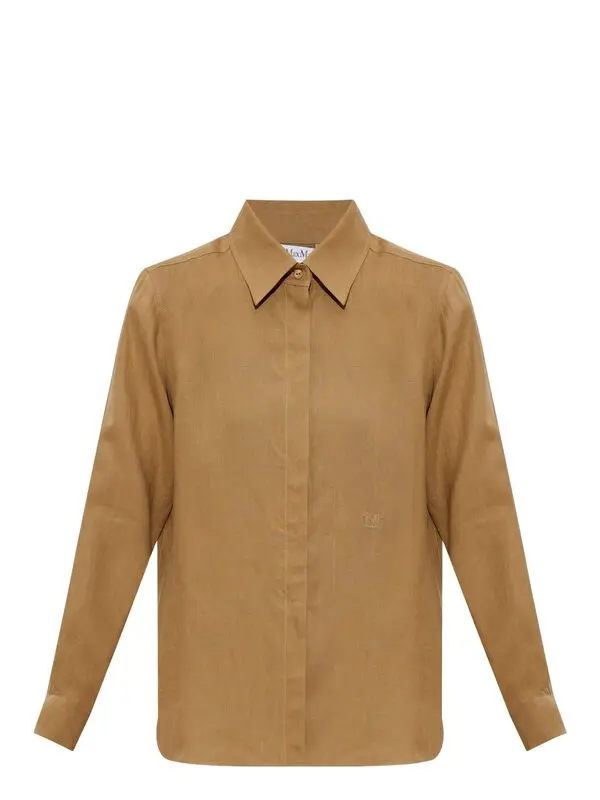 Max Mara Falasco Linen Shirt - Beige