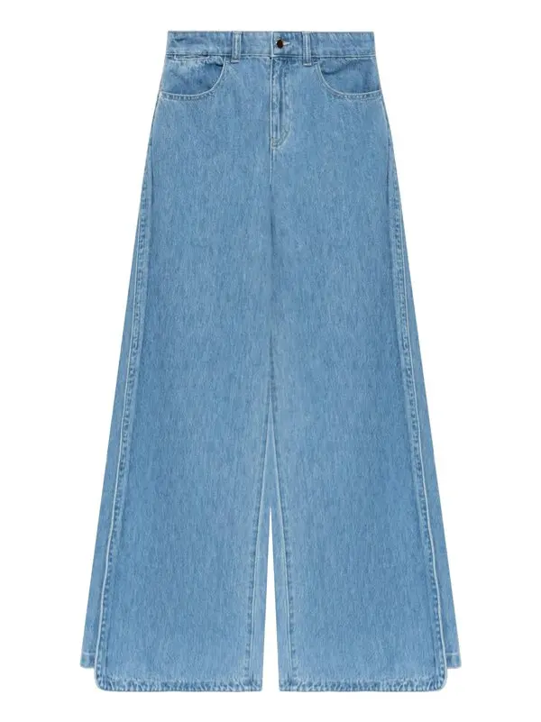 Emporio Armani Wide-leg Jeans - Blue