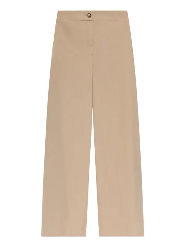 Emporio Armani Wide-leg Trousers - Brown