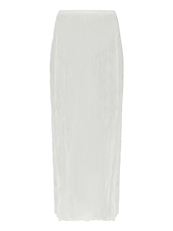 TOTEME Pleated Ankle-length Skirt - White