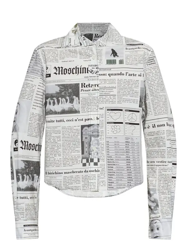Moschino Printed Shirt - White
