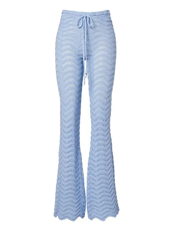 BANANHOT Kim Flared Pants In Pacific - Blue