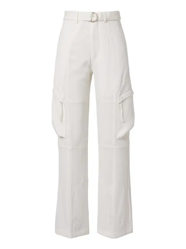 THE FRANKIE SHOP Kelly Cargo Trousers - White