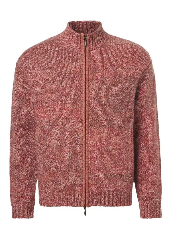 Le Kasha Lamdu Cashmere Cardigan - Burgundy