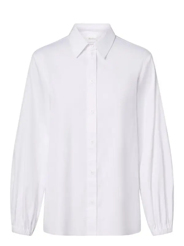 Max Mara Cotton-blend Shirt - White