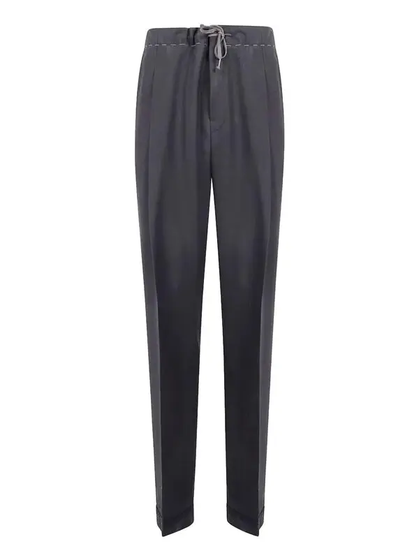 MAISON MARGIELA Tailored Wool Pants - Brown