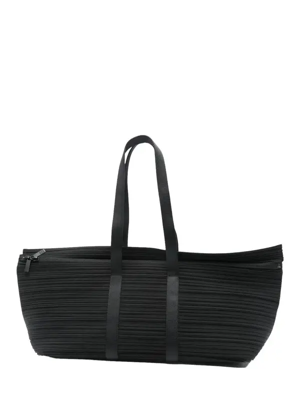 PLEATS PLEASE Pleated Shoulder Bag - Black