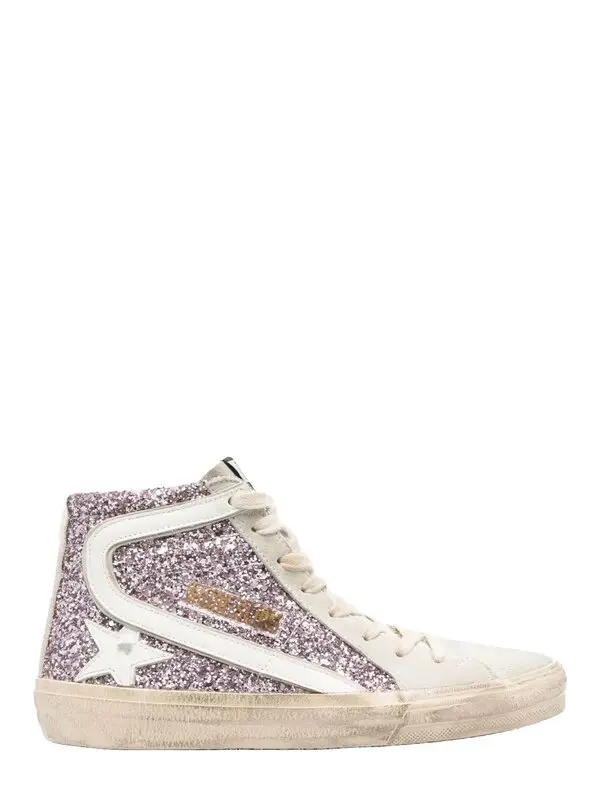 GOLDEN GOOSE Slide High-top Sneakers - Pink