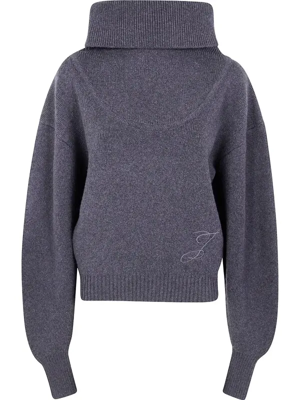 Jacquemus La Maille Pallone Sweater - Gray
