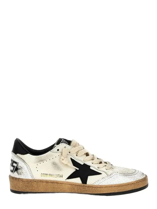 GOLDEN GOOSE Ball Star Nappa Leather Sneakers - White