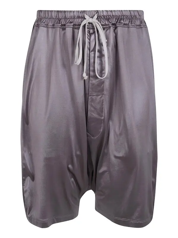 Rick Owens Drawstring Pods Shorts - Gray