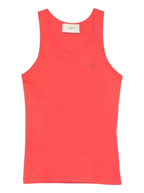 Coperni Logo-embroidered Tank Top - Red