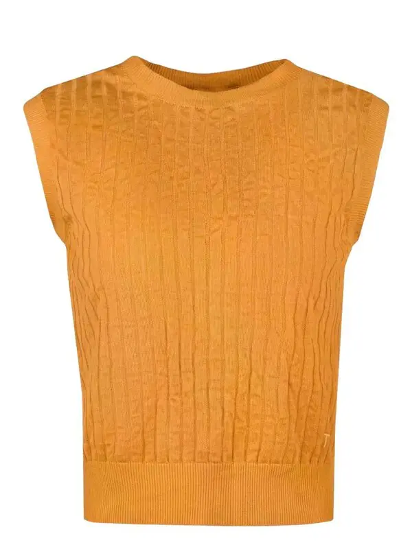 TOD'S Knitted Vest - Orange