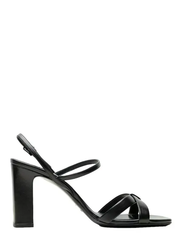 JIMMY CHOO Elsy Crossover-strap Block-heel Sandals - Black