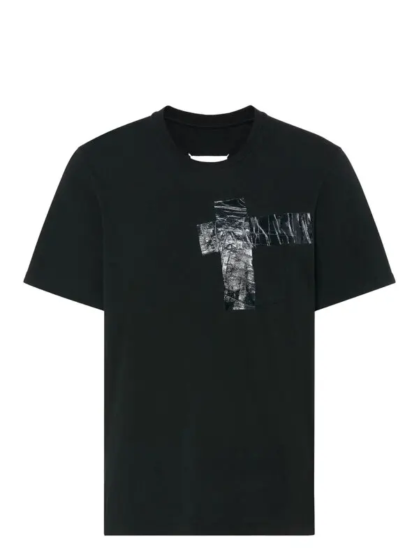 MAISON MARGIELA Taped T-shirt - Black