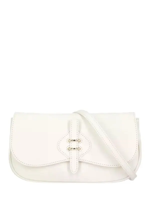 COCCINELLE Small Grained Leather Shoulder Bag - Neutrals